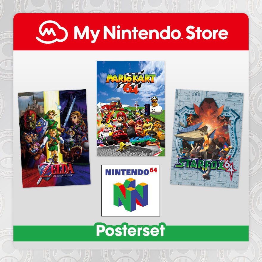 Nintendo 64-posters beschikbaar op My Nintendo