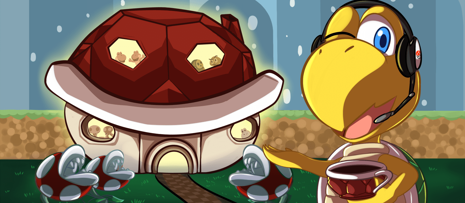 Koopa Café Aflevering 2 - De uitvaart van Mario Strikers