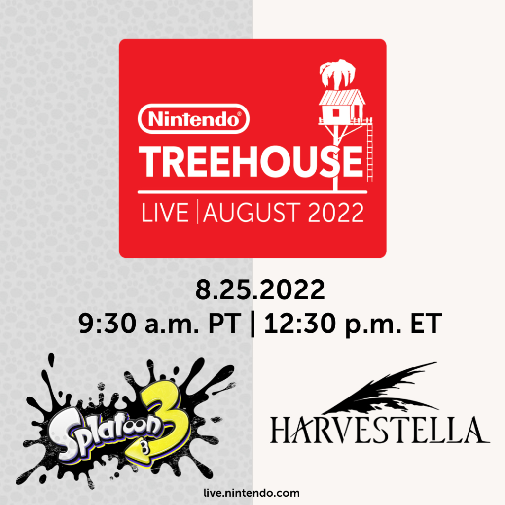 Bekijk livestream van Splatoon 3 en Harvestella in Nintendo Treehouse