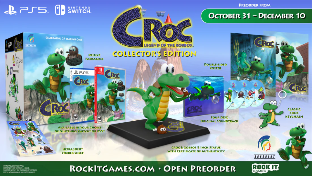 Croc Remaster krijgt een release window en Collectors Edition
